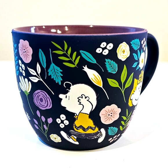 Zrike Brand | Dining | Peanuts Charlie Brown Snoopy Floral Mug Matte ...